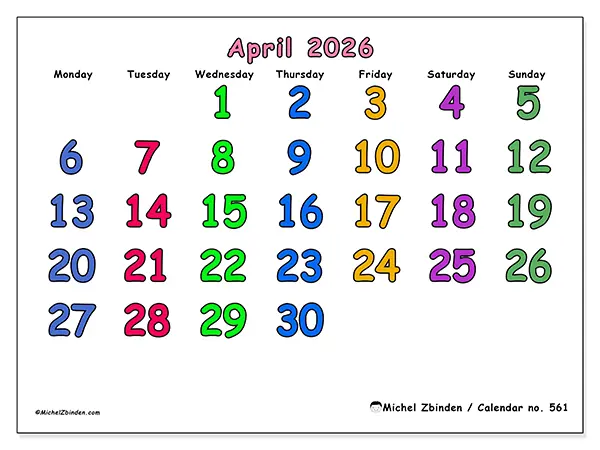 Calendars Michel Zbinden