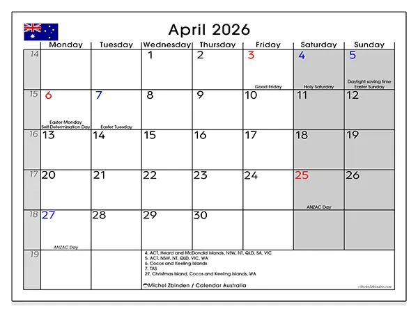 Free Printable Calendar April Printable World Holiday